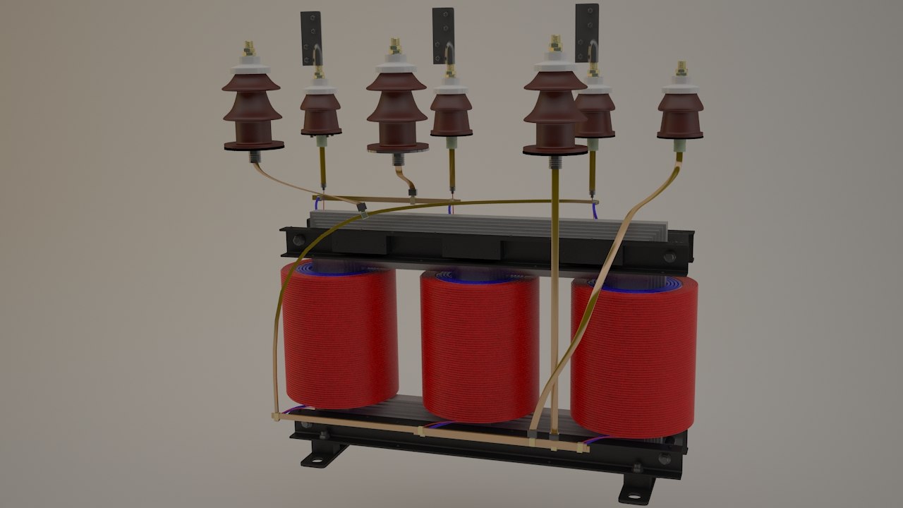 Transformer Windings 3d Model