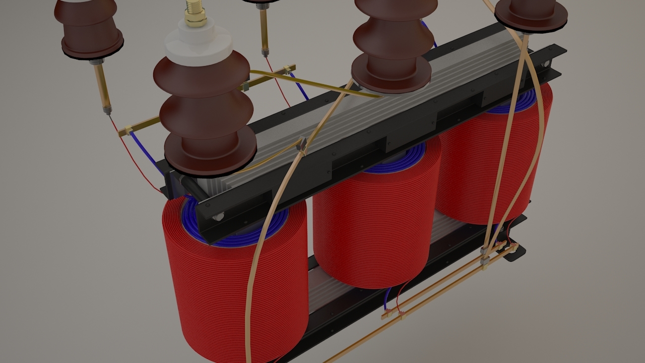 transformer windings 3d model