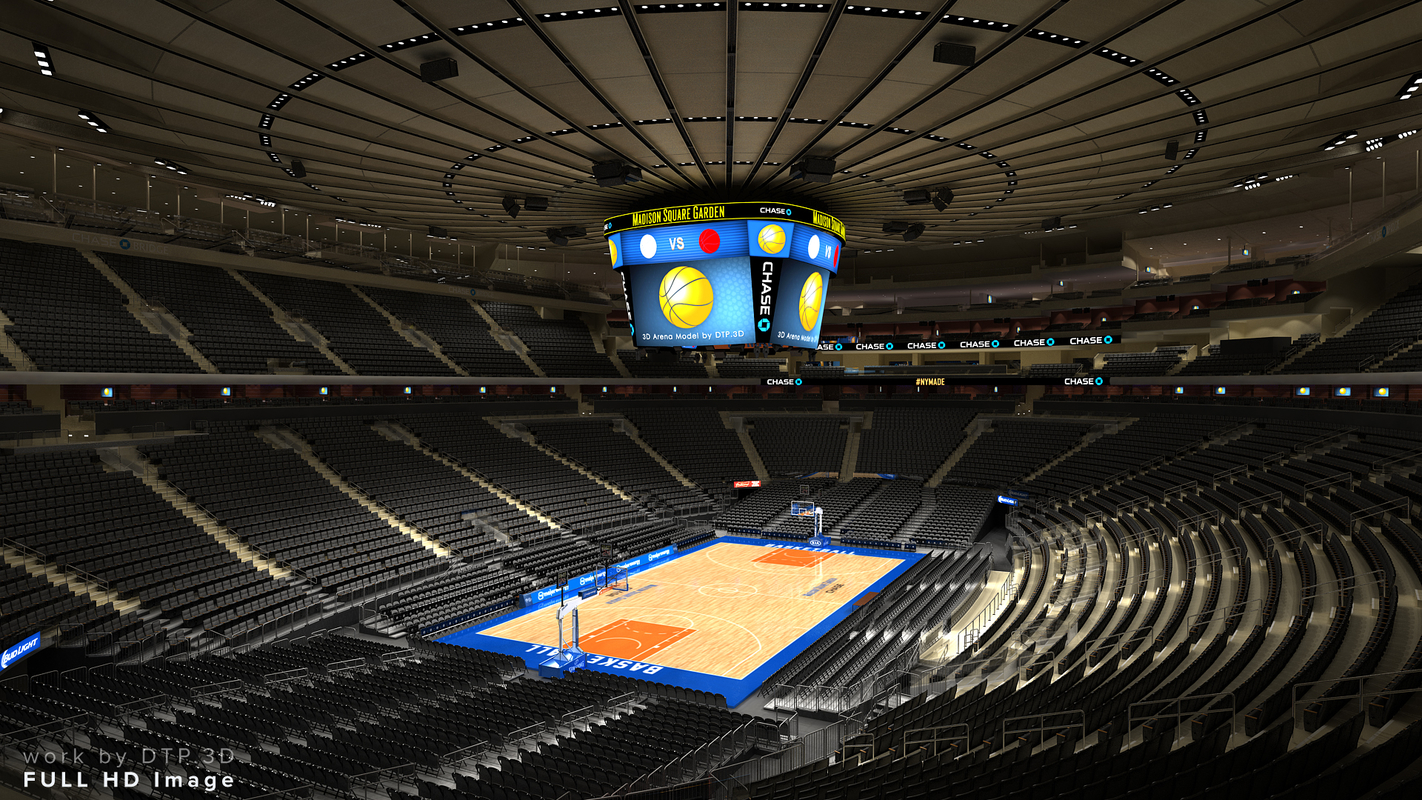 3d madison square garden arena model