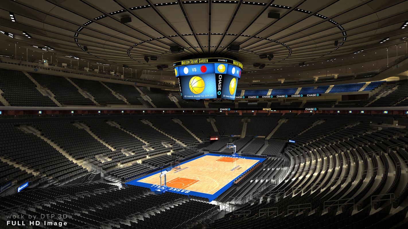 3d madison square garden arena model