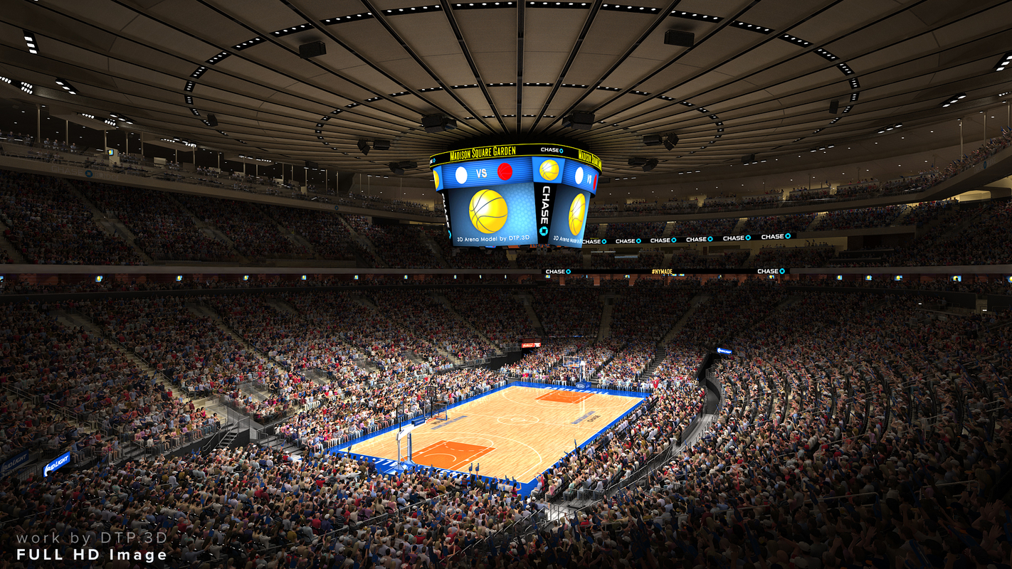 3d madison square garden arena model