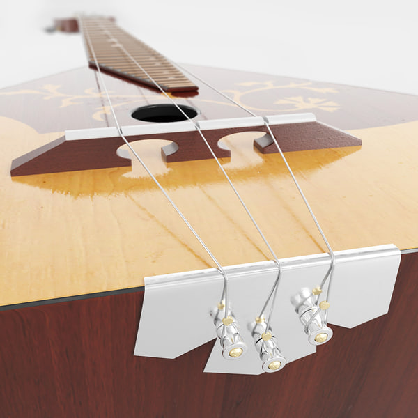 3d russian balalaika