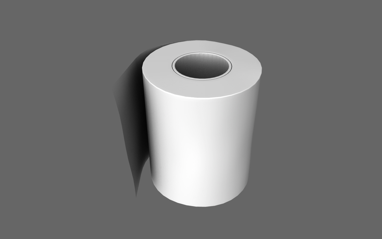 free paper polygonal 3d model
