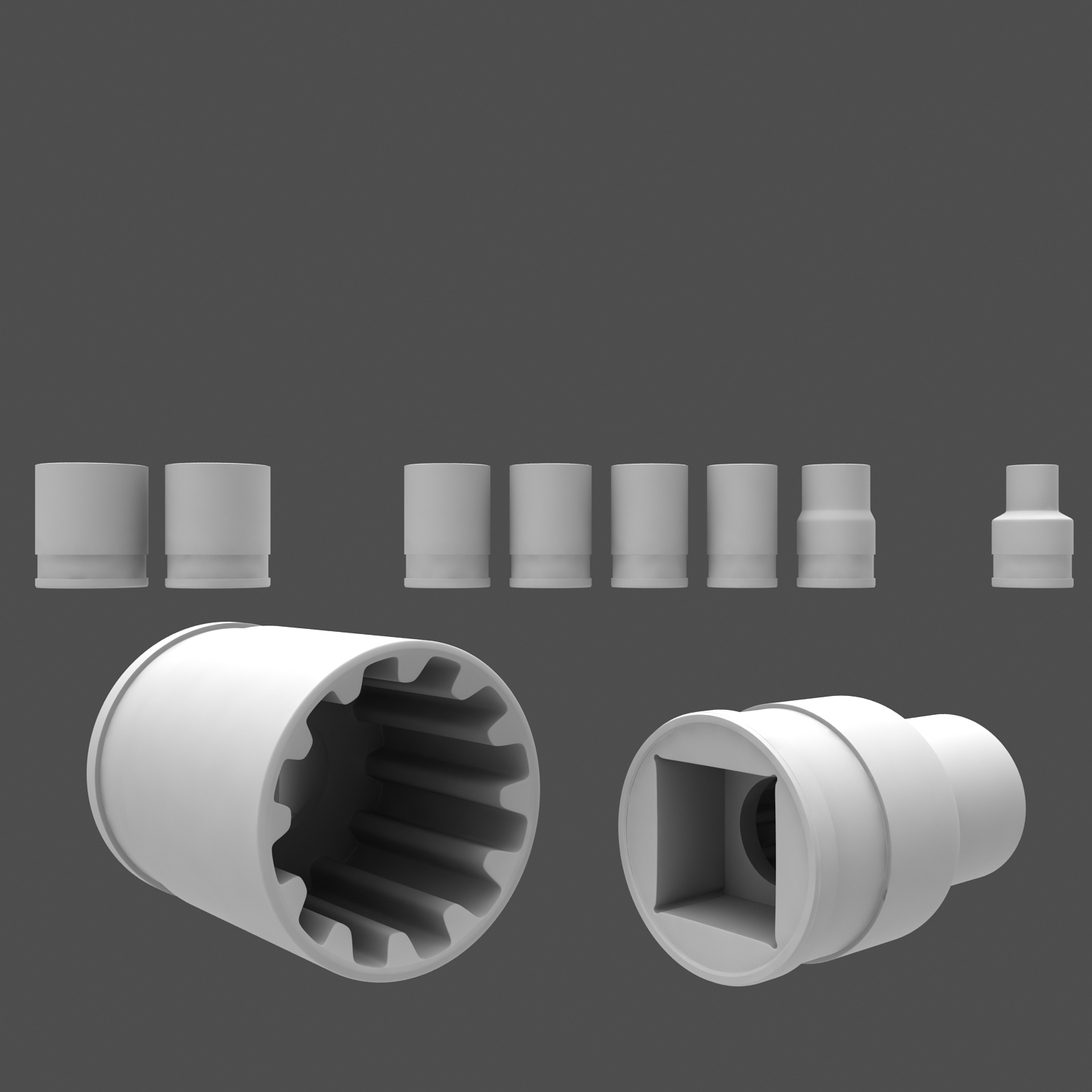 3d socket wrench set