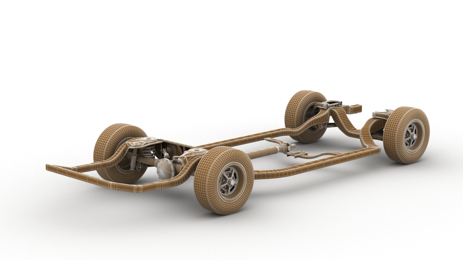 car chassis 3d model