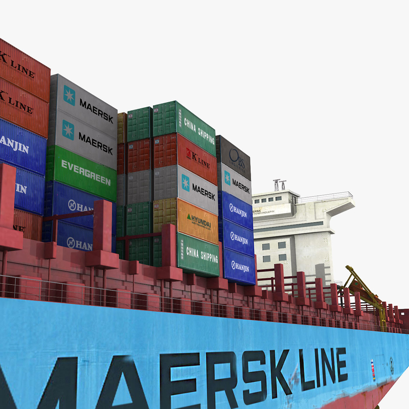 max container ship boat