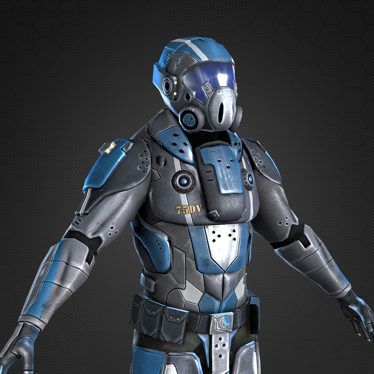 set sci-fi armor max