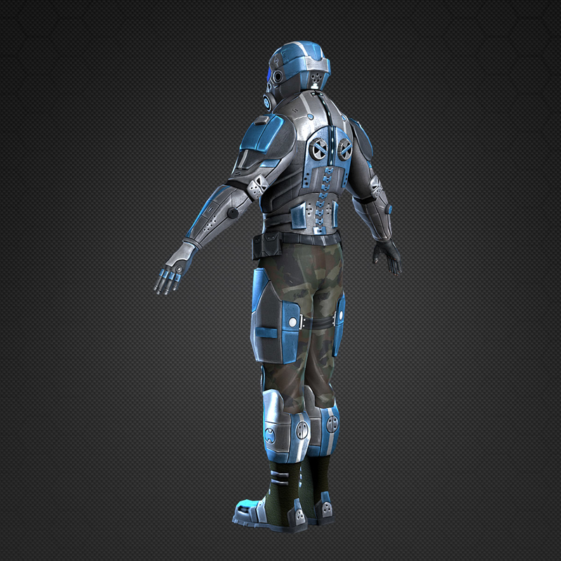 set sci-fi armor max