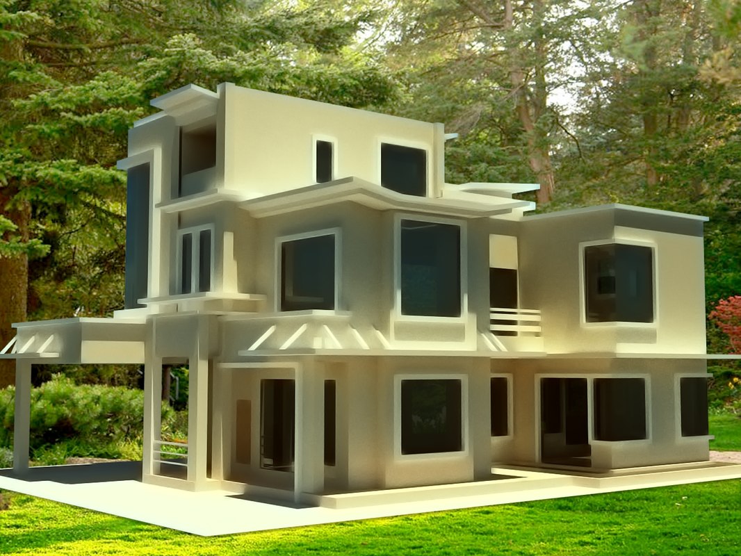 3d model ready building house