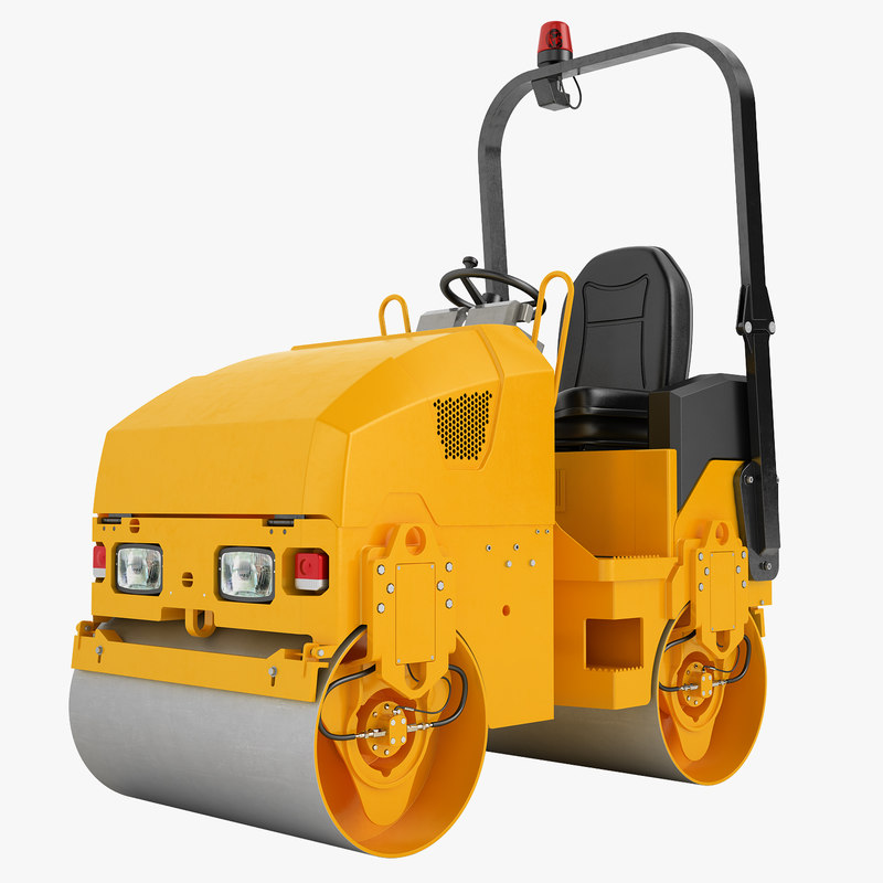 asphalt compactors 3d model