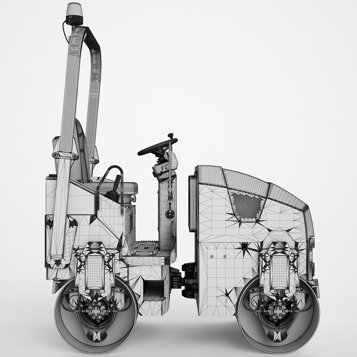 asphalt compactors 3d model