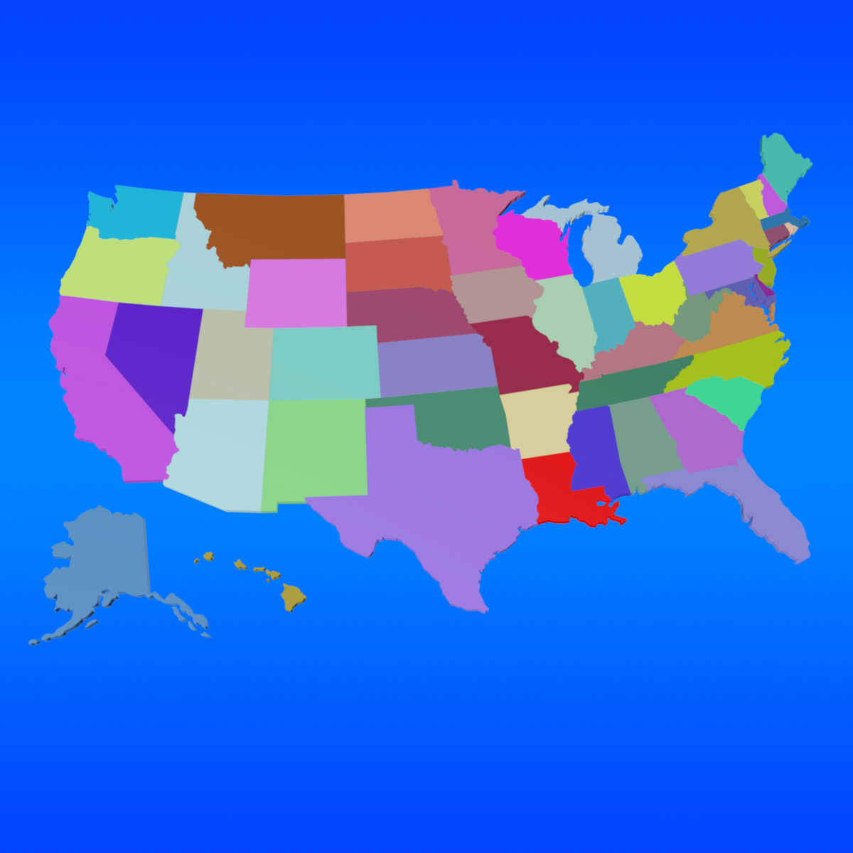 3d model united states