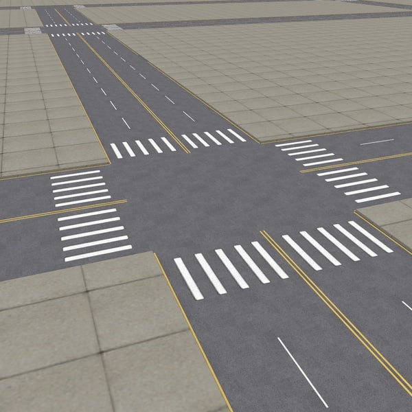 Blender Road Models | TurboSquid
