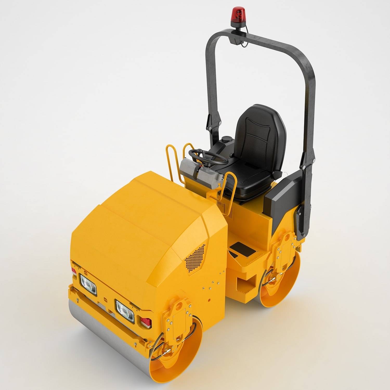 asphalt compactors 3d model