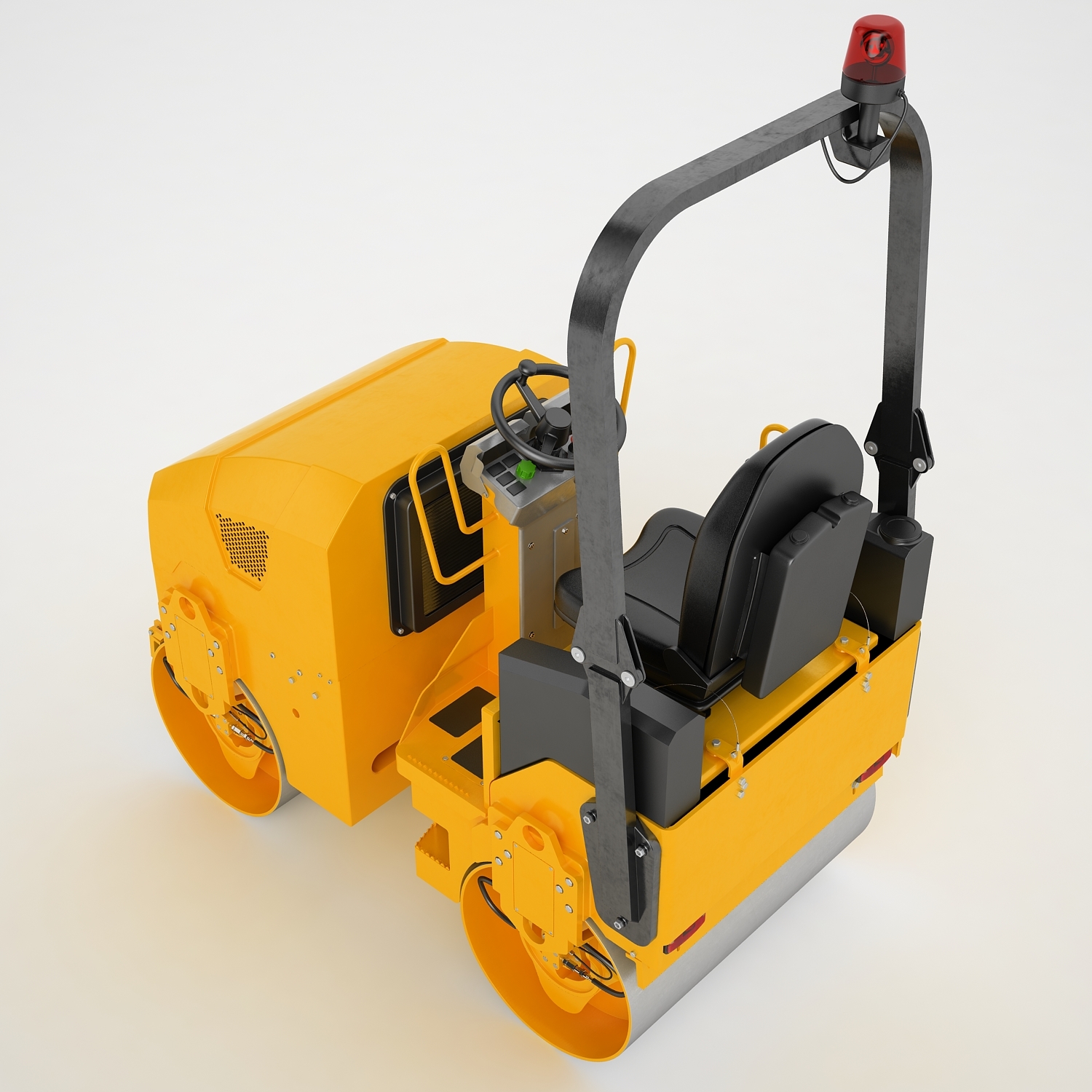 asphalt compactors 3d model