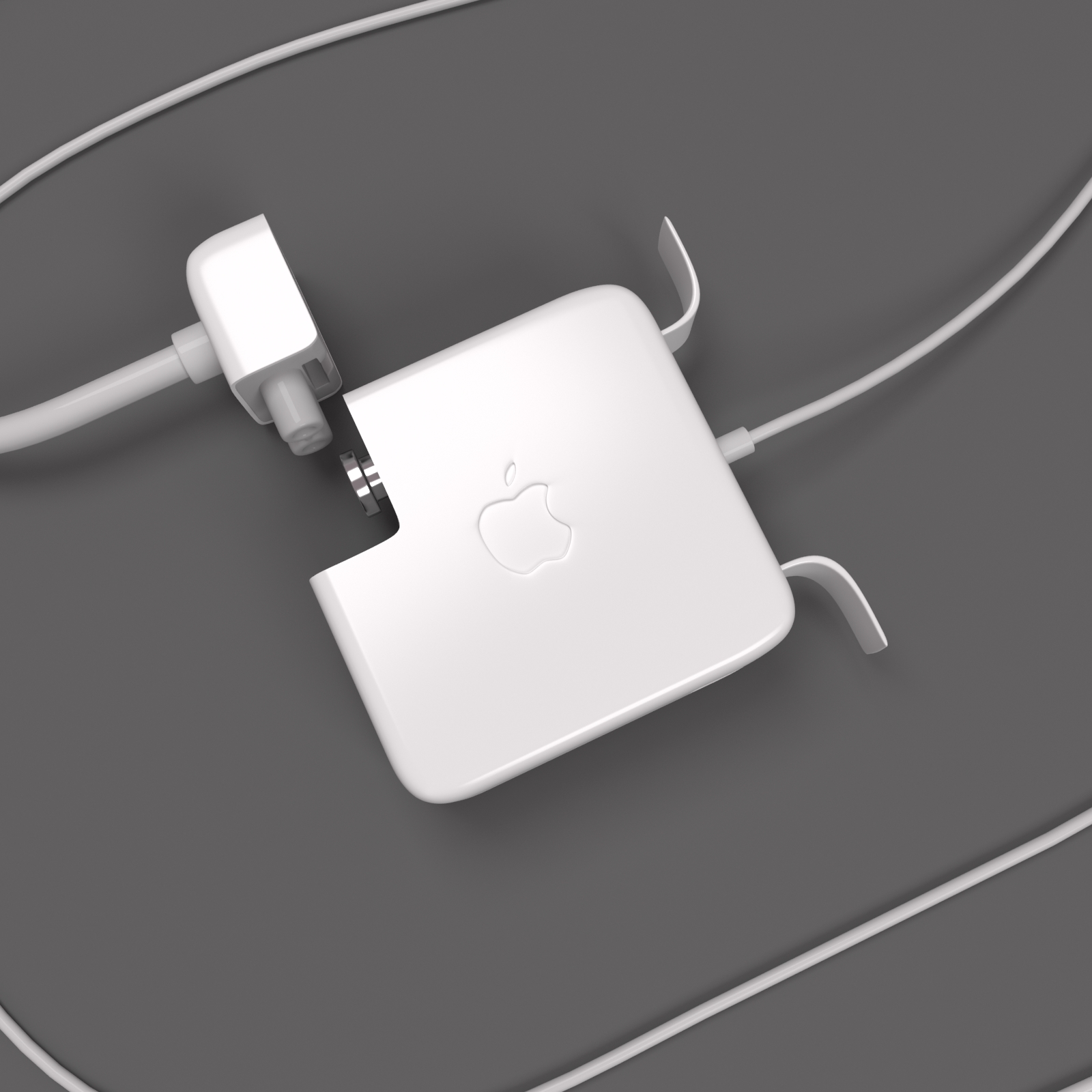 apple charger 3d model