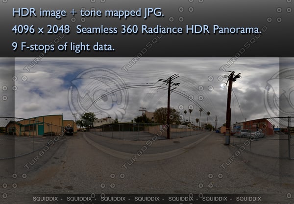 Texture 360 panorama city