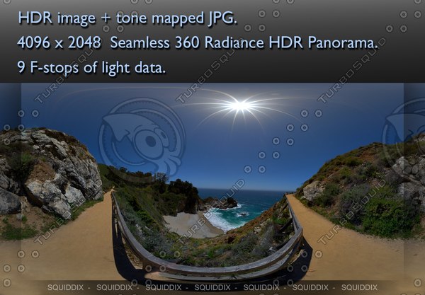 Texture 360 panorama sur