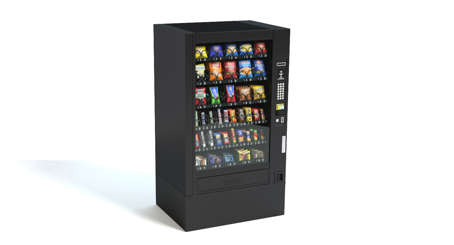 3d vending machine model