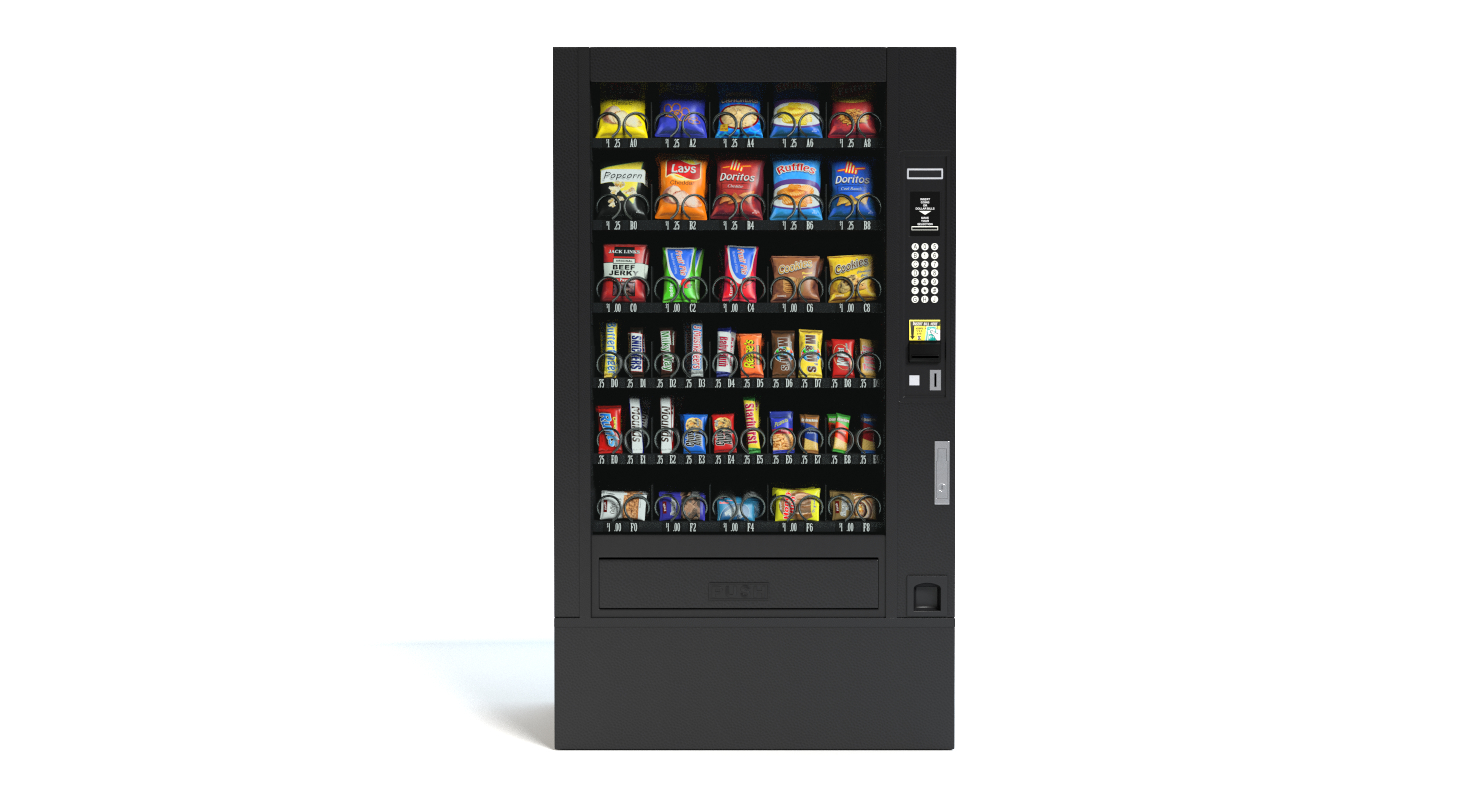 3d vending machine model
