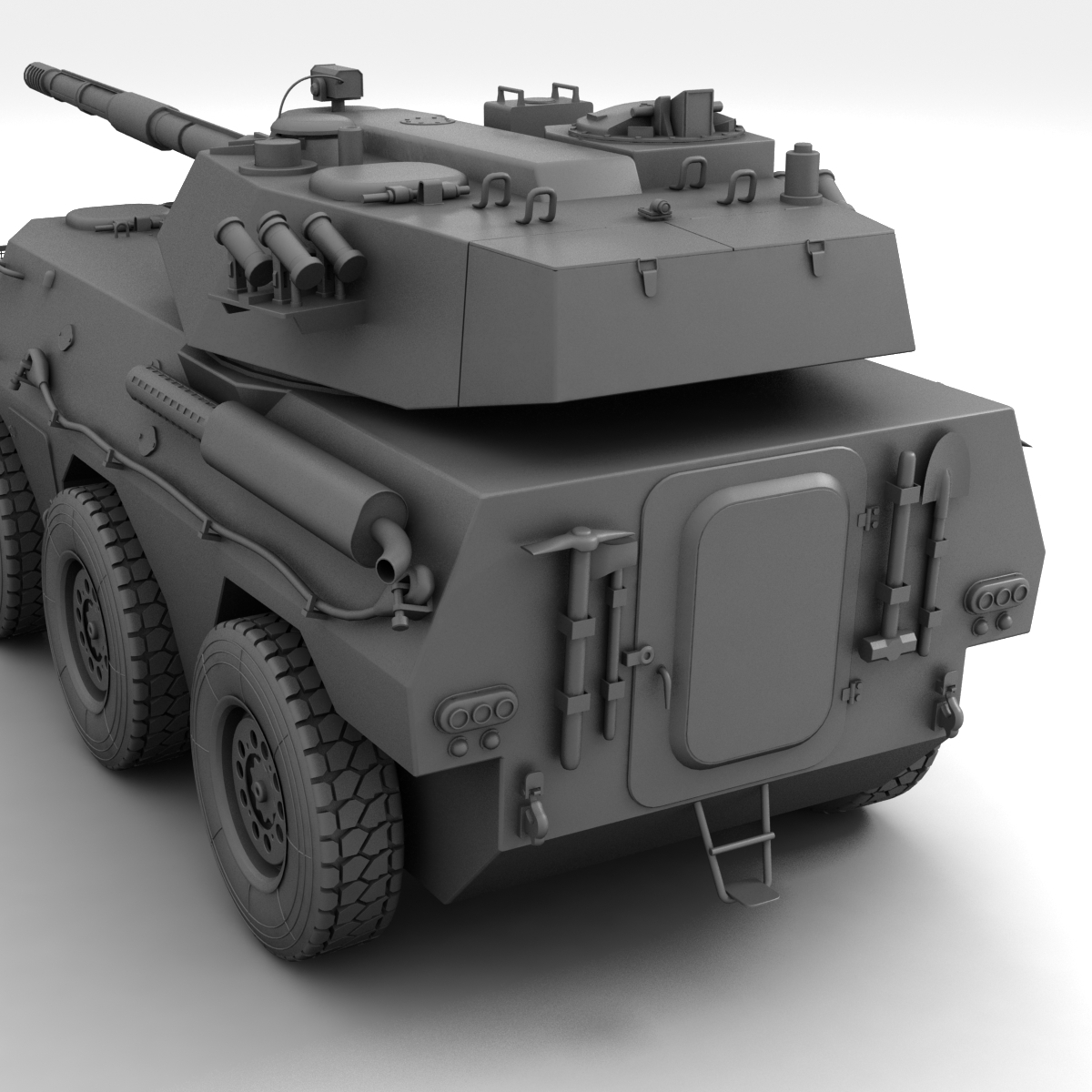 ptl02 tank destroyer 3d model