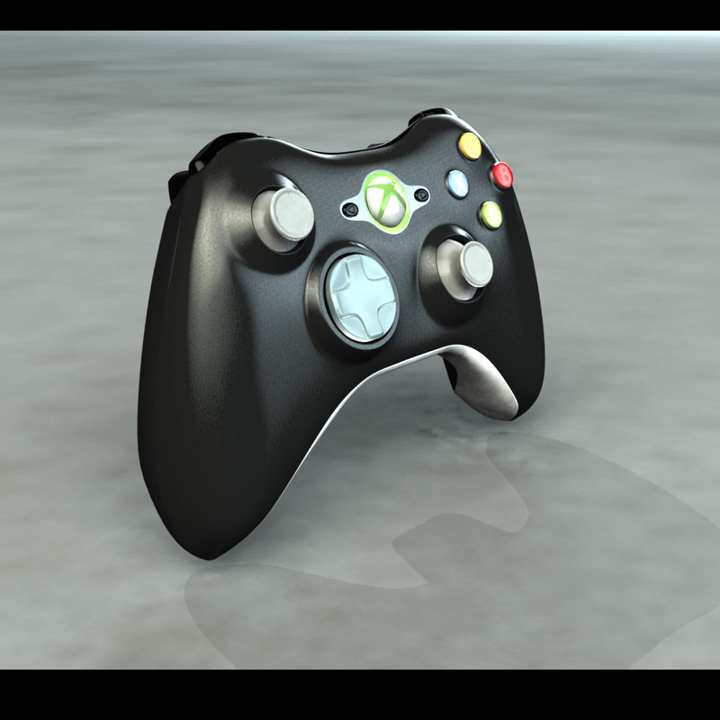 3d model xbox 360 controller