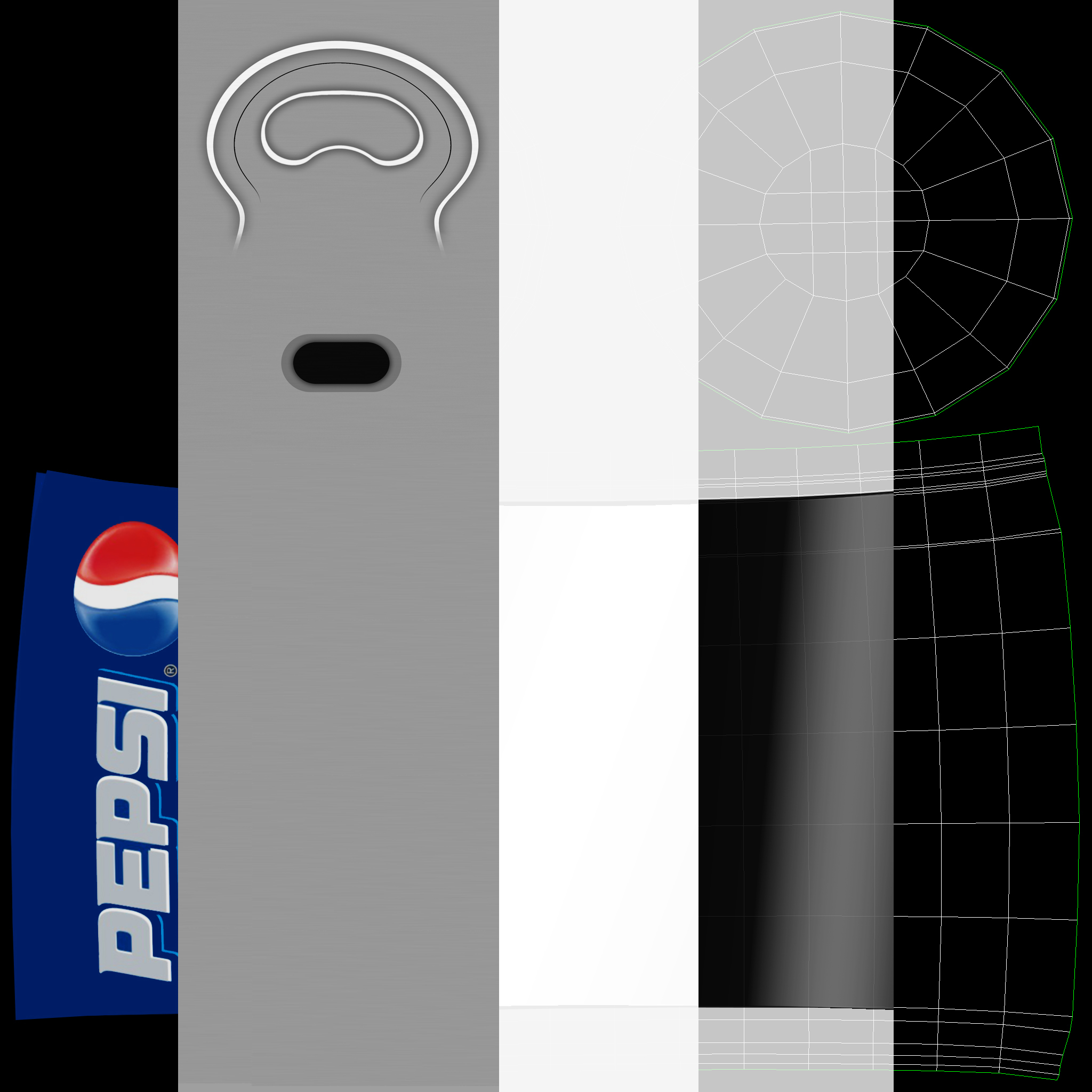 realistic pepsi aluminum max