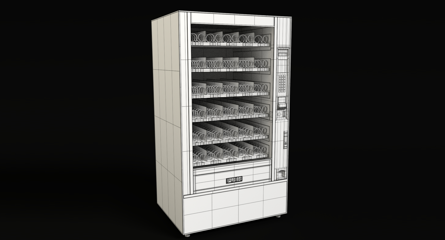 3d vending machine model