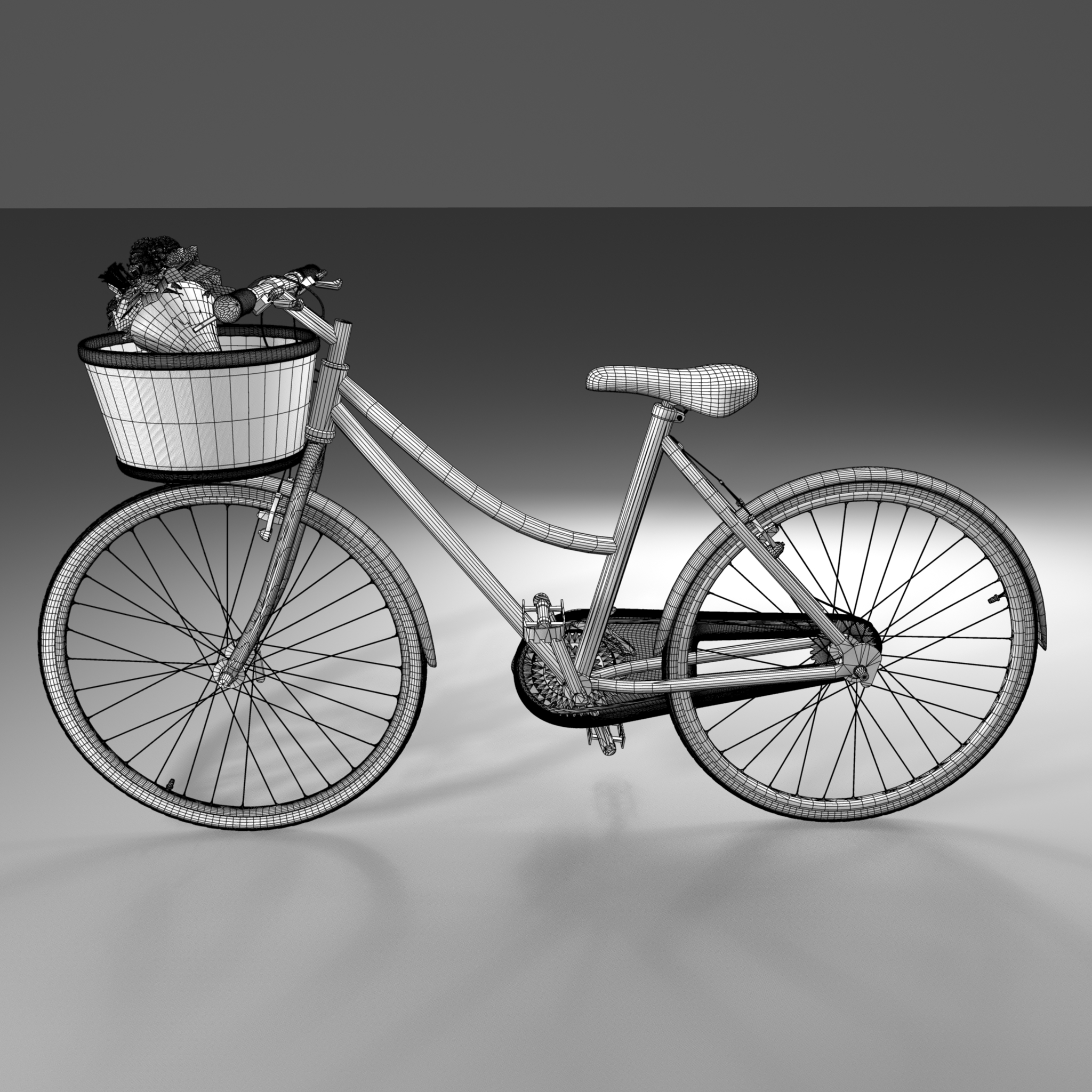maya rigged bike