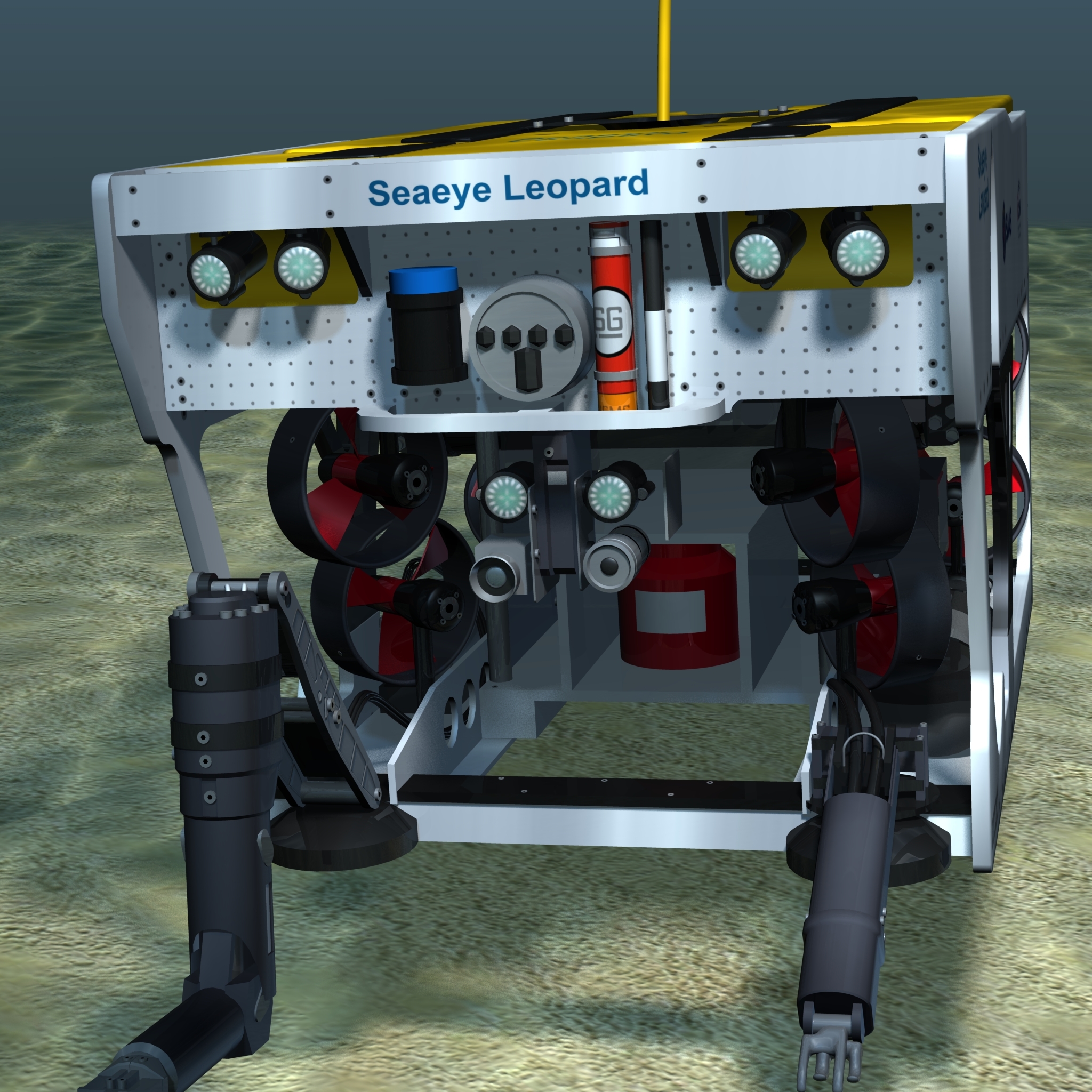 3ds max seaeye leopard rov submarine