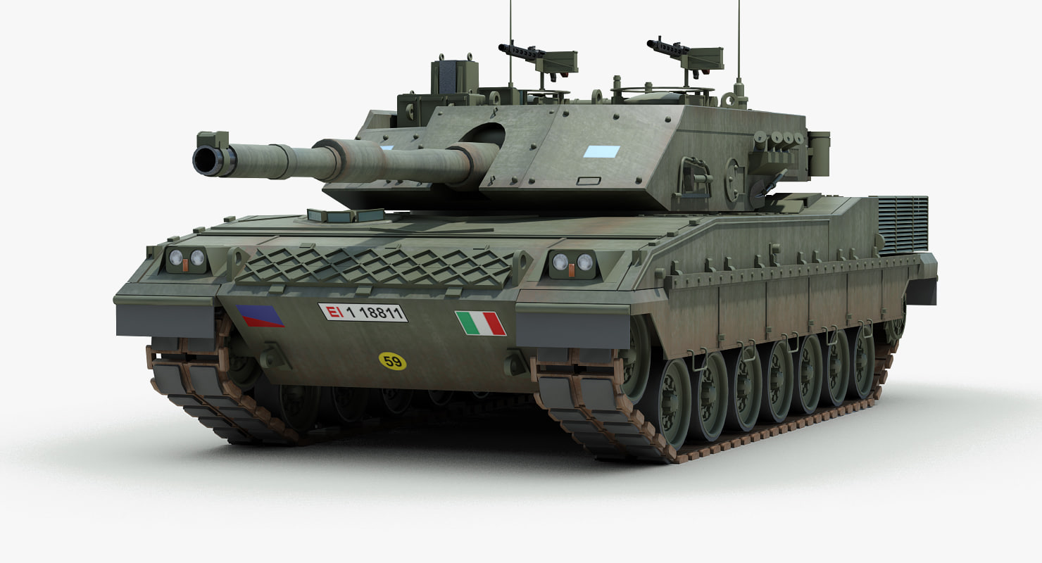 italian c1 ariete tank 3d 3ds