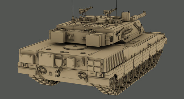 italian c1 ariete tank 3d 3ds