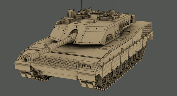 italian c1 ariete tank 3d 3ds