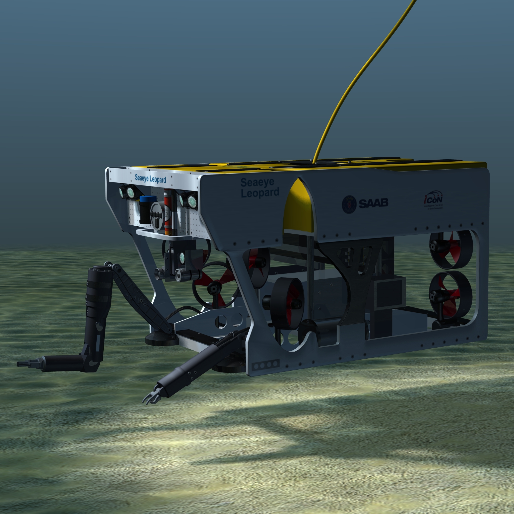 3ds max seaeye leopard rov submarine