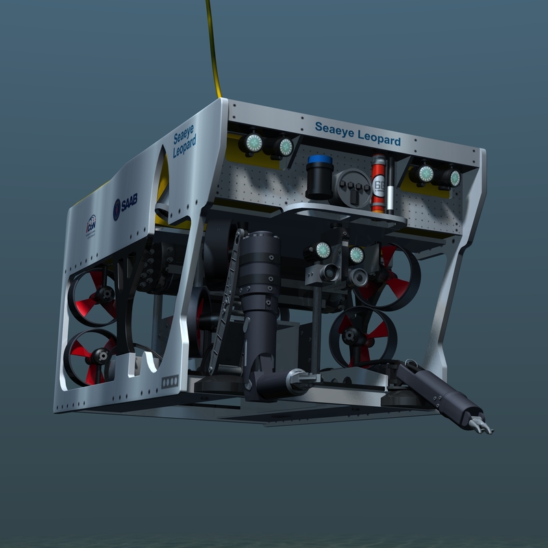 3ds max seaeye leopard rov submarine