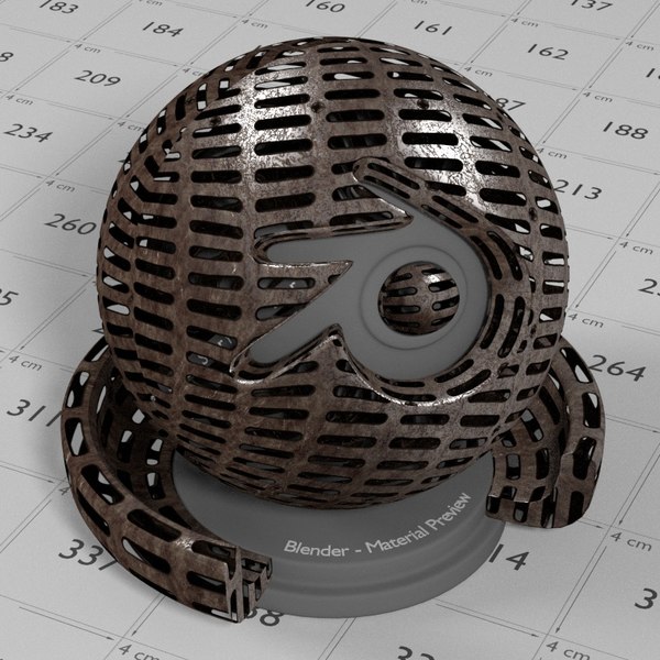 Materials metal grate blender