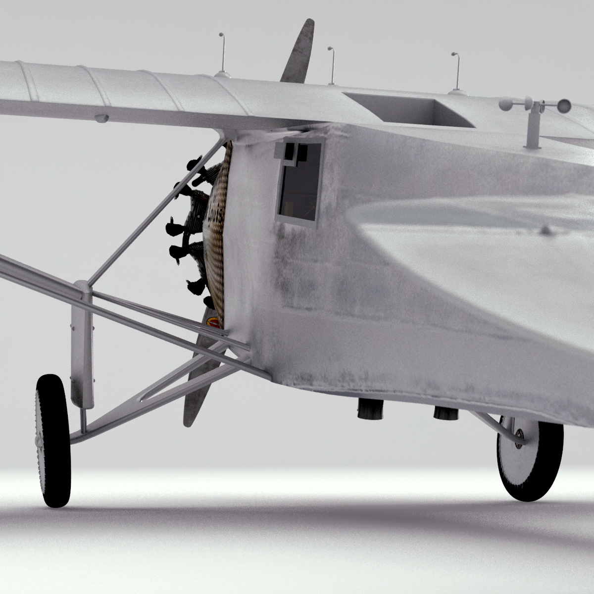 spirit saint st louis 3d model