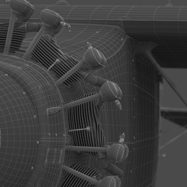 spirit saint st louis 3d model