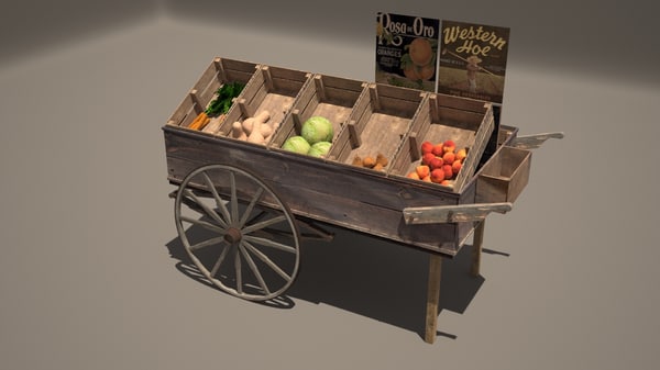 Market Stall 3D Models for Download | TurboSquid