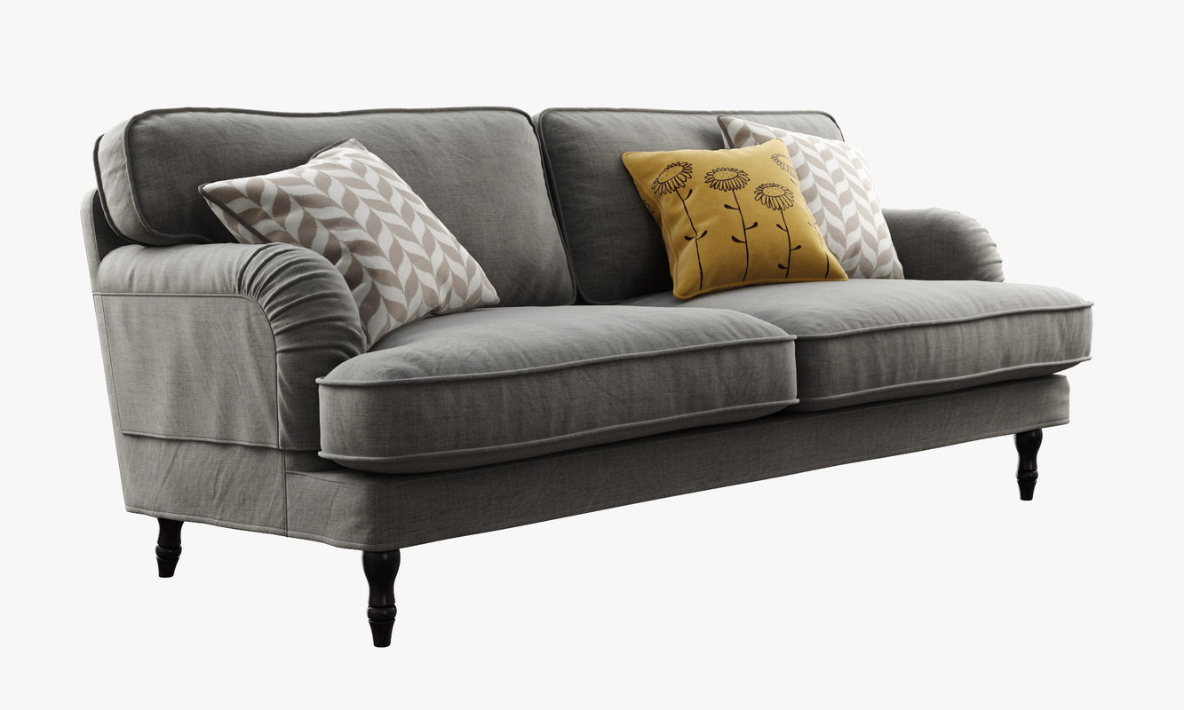 3d ikea stocksund sofa model