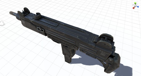9mm sub machinegun ready 3d model