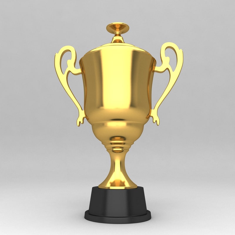 3d model awards trophies