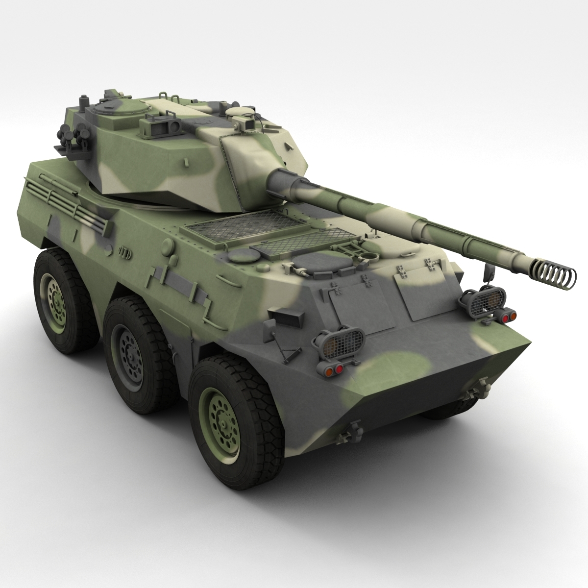 ptl02 tank destroyer 3d model