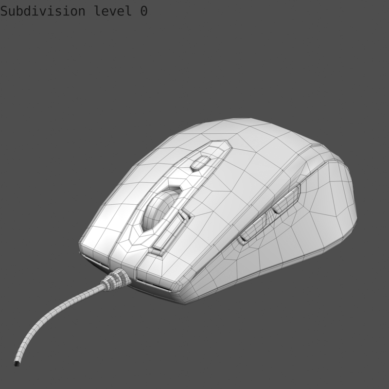 3d model of mouse computer