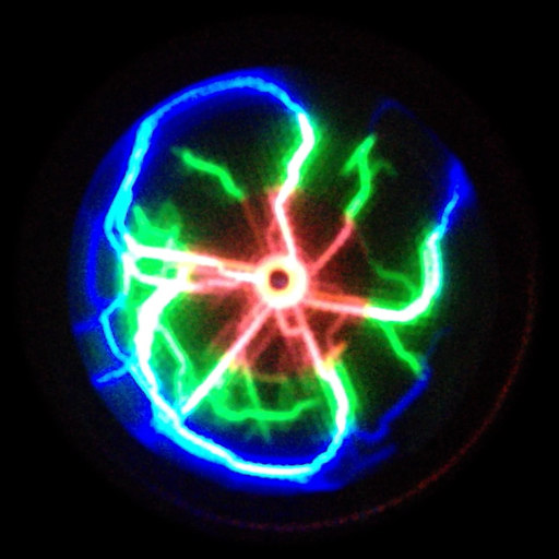 Texture Quicktime Tesla coil animated