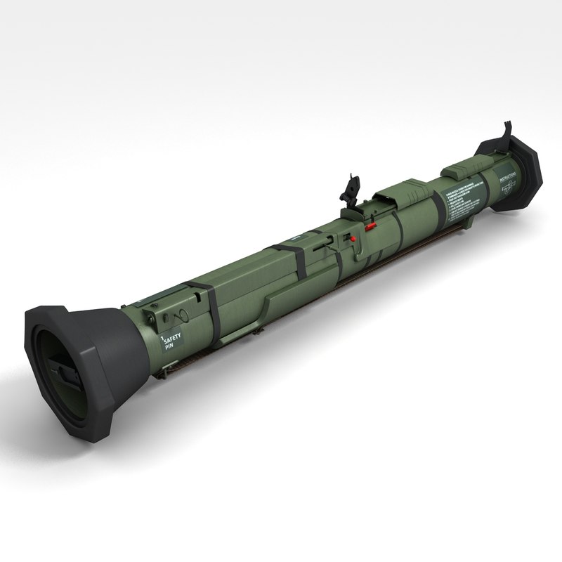 3d at4 anti tank grenade launcher model