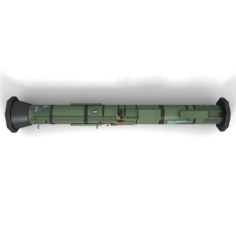 3d at4 anti tank grenade launcher model