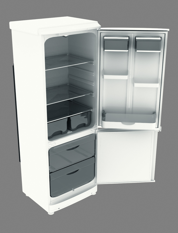 free 3ds model fridge kitchen
