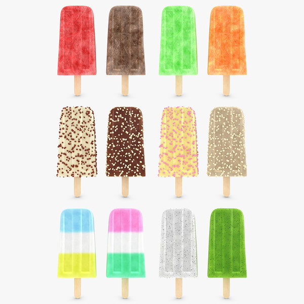 Ice pop 3D model - TurboSquid 1397804