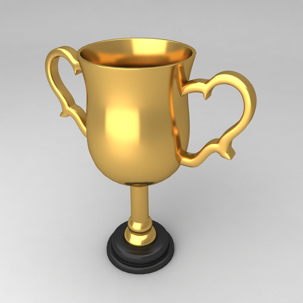 3d awards trophies model